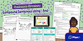 Red, White and Blue Sentences Worksheet | Twinkl Australia