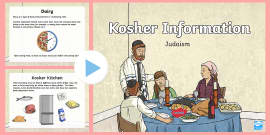 Kosher Food and Drink Sorting Cards (teacher made)