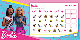 👉 Barbie: Shapes Activity Pack