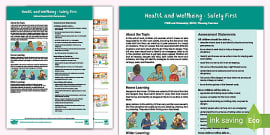 PSHE and Citizenship Safety First Lesson 1: Keeping Safe KS1