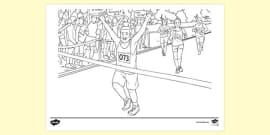 FREE! - Students in Line Colouring Sheet Colouring | Colouring Sheets