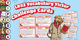 Vocabulary Victor Spot the Answer Activity - KS2 Revision