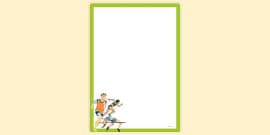 Athletics Page Borders (Hecho por educadores) - Twinkl