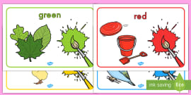 Colors Word Mat (teacher made)