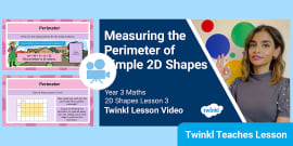 👉 Year 3 (Ages 7-8) 2D Shape: Video Lesson 2