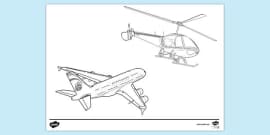 FREE! - Preschool Transportation Colouring Sheet | Colouring Sheets