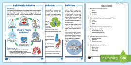 Plastic Pollution Resource Pack - Enviroweek - Primary Resource