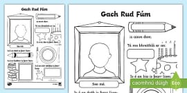 Me Fein Bunting | Gaeilge Classroom Display Activities
