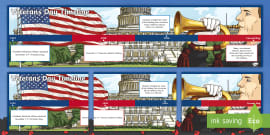 Veterans Day: United States Military Banner (Teacher-Made)