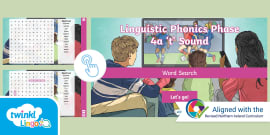 Linguistic Phonics Phase 4a ‘u-e’ Sound Interactive Word Search