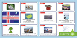 KS2 Map of Iceland - Geography (l'enseignant a fait)
