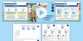 KS2 Volume and Capacity Activity Pack | Primary - Twinkl
