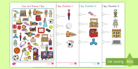 Toy Flashcards (teacher made)