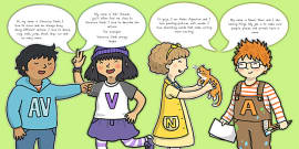 KS2 Grammar Gang Character Display Poster (teacher made)