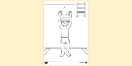 Freestyle Swimmer Kosuke Hagino Colouring | Colouring Sheets