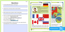 D-Day Word Search (teacher made)