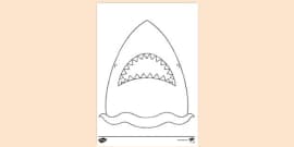 FREE! - Taniwha Mako Shark Colouring | Colouring Sheet