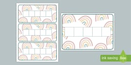 👉 Muted Rainbow Ten-Frame Template (teacher made)