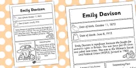 Rosa Parks Facts Sheet | History Resources for Kids - Twinkl