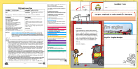 FREE! - Fire Service Resources | Page Borders (teacher made)