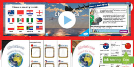 Christmas Around the World Board Game (teacher made)