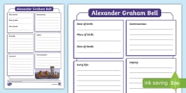 Bell Writing Template (Hecho por educadores) - Twinkl