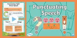 KS2 Speech Punctuation Warm-Up PowerPoint (Teacher-Made)