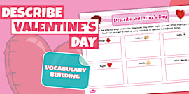 Valentine's Day Find the Nouns Worksheet