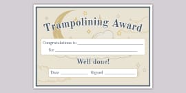 Celestial-Themed Staff Certificate (teacher made) - Twinkl