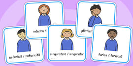 😊 Emoticon Face Role Play Masks (teacher made)