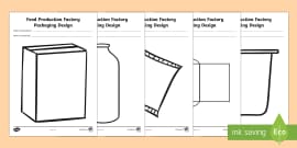 Design Edible Packaging Activity Sheet - Twinkl