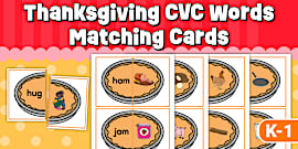 Write the CVC Word Train Worksheet for K-1st Grade