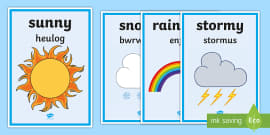 Weather Cards (Large) (Teacher-Made)