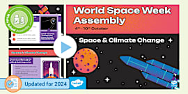 World Space Week 2024 Assembly (teacher made) - Twinkl