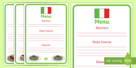 Pizza Parlour Build a Pizza Activity