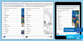 Las Posadas Standard Form Math Activity for 1st-2nd Grade