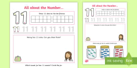All About Number 11 PowerPoint Including Numicon Shapes