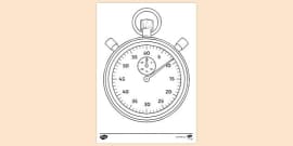 FREE! - Timer Colouring Sheet | Colouring Sheets