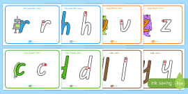 New Zealand Letter Formation Handwriting with Rhymes