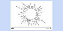 Freed Sun Colouring Sheet | Colouring Sheets (teacher made)