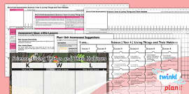 Year 4 Science Assessment Display Posters (teacher made)