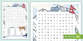 KS2 Nepal Fact Cards (teacher made) - Twinkl