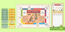 Mathopoly Times Tables Game (teacher made)