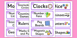 FREE! - Purple Themed Editable Classroom Labels