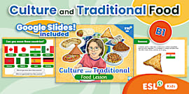 ESL Culture & Traditional Food Game