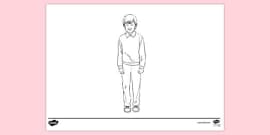 Boy Band Colouring | Colouring Sheets