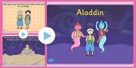 Aladdin Storyboard Template (Hecho por educadores) - Twinkl