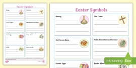 Easter Cut and Stick Symbol Matching Activity (teacher made)