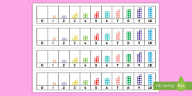 Editable Number Track 0-10 (teacher made)