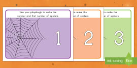 Halloween Playdough Mats | Fine Motor Skills | Twinkl